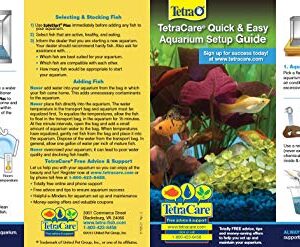 Tetra 55 Gallon Aquarium Kit with Fish Tank, Fish Net, Fish Food, Filter, Heater and Water Conditioners