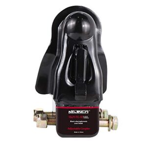 NBJINGYI 2-5/16 in Adjustable Trailer Coupler,14000LBS Capacity,Black Powder Coat