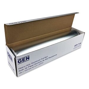 gen 7136 heavy-duty aluminum foil roll, 18-inch x 1,000 ft