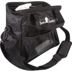 classic equine groom tote, black