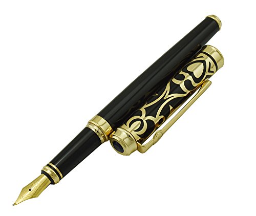 Lanxivi Duke Sapphire Fude Pen Calligraphy Fountain Pen Fine to Broad Size for Signature and Art Drawing