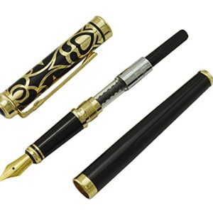 Lanxivi Duke Sapphire Fude Pen Calligraphy Fountain Pen Fine to Broad Size for Signature and Art Drawing