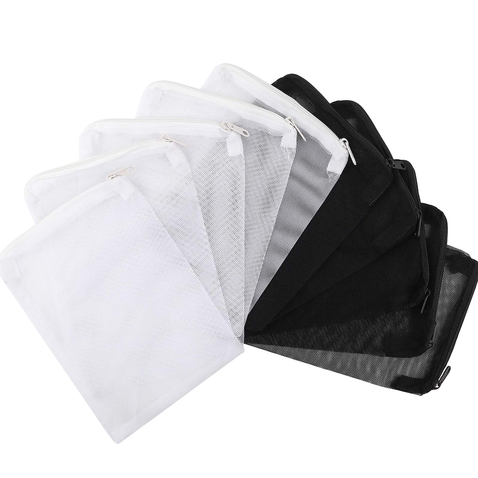 DEPEPE 10pcs Aquarium Filter Media Bags with Zipper for Activated Carbon, Biospheres, Ceramic Rings