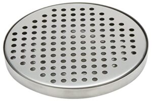 american metalcraft dt3 stainless steel drip tray, round