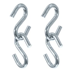 Paracord Planet - 4 Packs - S Shaped Hooks S Hanging Hooks S Metal Hanger - 3/8 Inch Thick, 3 Inches Long