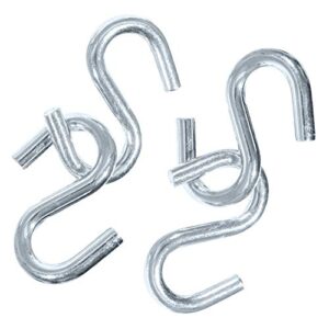 Paracord Planet - 4 Packs - S Shaped Hooks S Hanging Hooks S Metal Hanger - 3/8 Inch Thick, 3 Inches Long