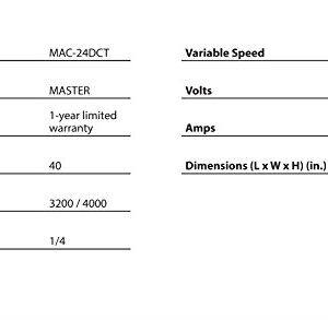 Master 24" Direct Drive Cradle Drum Fan for Commercial, Shop or Garage - Tiltable (MAC-24DCT)