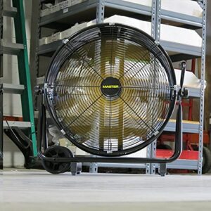 Master 24" Direct Drive Cradle Drum Fan for Commercial, Shop or Garage - Tiltable (MAC-24DCT)