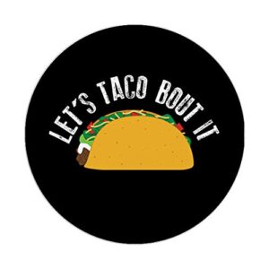 Hannah Hart Let's Taco Bout It Sweatshirt PopSockets PopGrip: Swappable Grip for Phones & Tablets