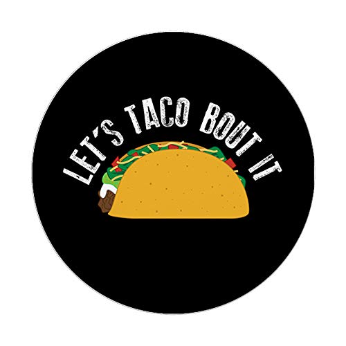 Hannah Hart Let's Taco Bout It Sweatshirt PopSockets PopGrip: Swappable Grip for Phones & Tablets