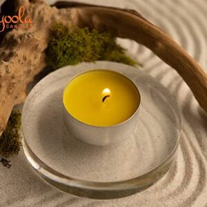 Tealight Citronella Candles - Anti Mosquito Candle - 4 Hour Burn - 50 Pack - DEET Free