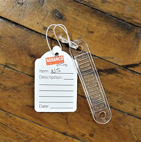 NAHANCO NS2 Rubber Non-Slip Grip Strip for Hangers, Removable, 4", Clear (Pack of 200)