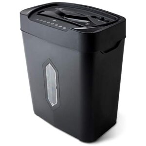 aurora au1220xa 12 sheet crosscut paper and credit card shredder with 5.2 gal wastebasket