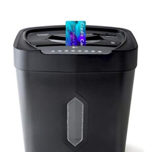 Aurora AU1220XA 12 Sheet Crosscut Paper and Credit Card Shredder with 5.2 gal Wastebasket