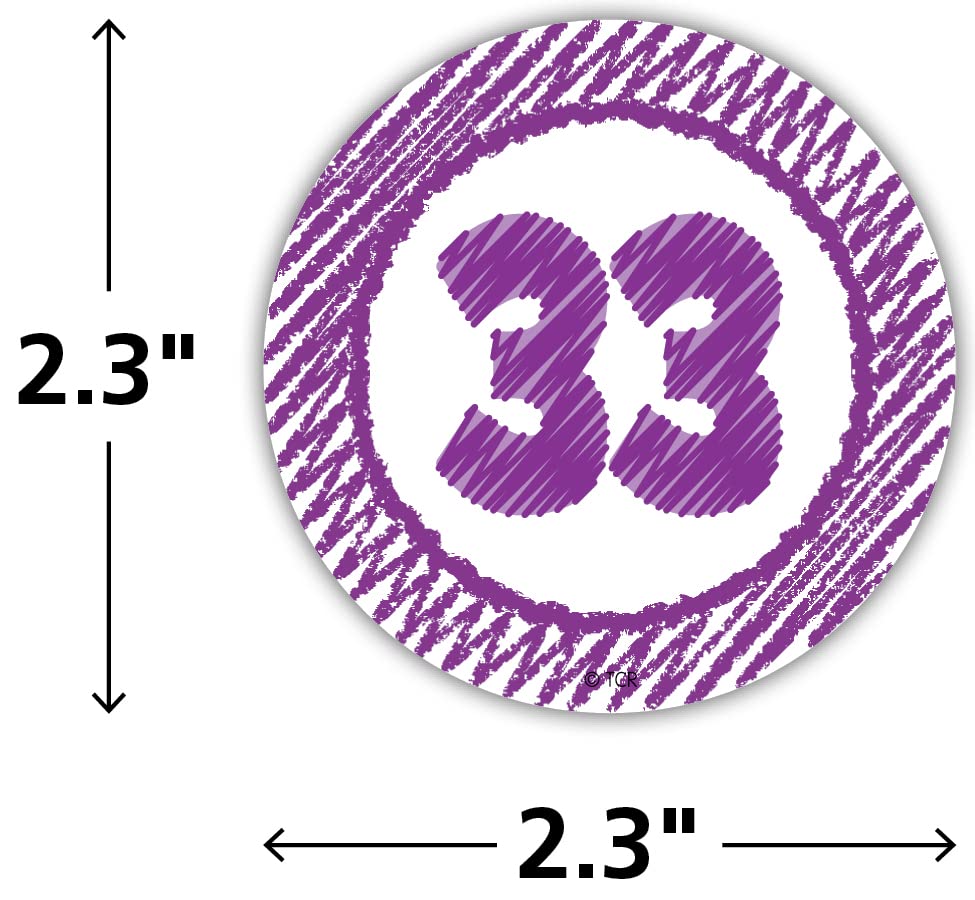 Teacher Created Resources Scribble Numbers Magnetic Accents