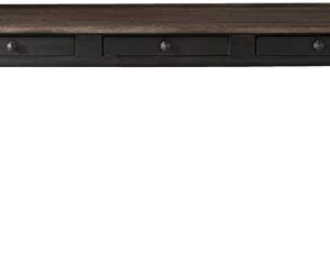 Signature Design by Ashley Tyler Creek Farmhouse Dining Table with Drawers, Seats up to 6, Almost Black