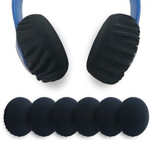 xklmb 3pairs stretchable fabric headphone covers/washable sanitary ear pad,earcup earpad covers fit most on ear headphones 8-11cm(3.14" - 4.33") earpads