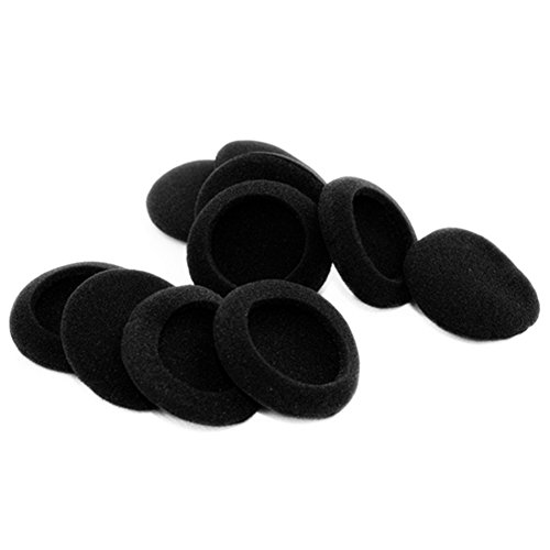 5 Pairs Replacement Foam Ear Pads Pillow Sponge Earpads Cushions Cover Compatible with Aiwa HP-A272 HP-MO46 Panasonic RP-HT21 Headset Headphones Earphones