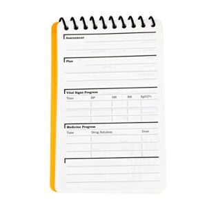 Warp United 5-Pack Full Waterproof EMT Point of Care SOAP NOTE Notepad 6" x 3-3/4" MRI Safe version na1.02