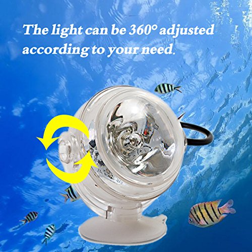 Supyouleg LED Aquarium Light Fixtures Small Gallon Submersible Planted Fish Tank Lights for Saltwater and Freshwater Aquariums