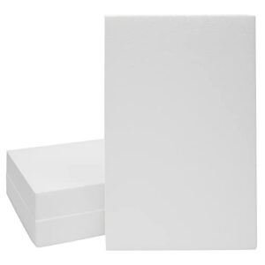 Juvale 3 Pack Craft Foam Blocks for DIY, 2 Inch Thick Rectangle Bricks for Carving, Sculpture, Art (11x17 in)