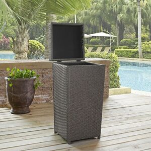 palm harbor outdoor wicker trash bin