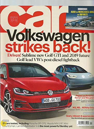 CAR MAGAZINE UK MARCH 2017 ISSUE 656, Fits Volkswagen STRIKES BACK!