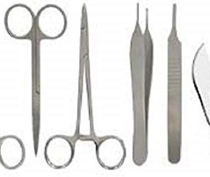 Suture Practice Kit w Suturing Guide E-Book,[Large Case Large Pad & Variety of Sutures w Slots] 4th Gen Pad, Tools Suture Needles by Medical Professionals for Residents Med Dental Vet School Students