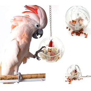 lianchi parrot creative foraging systems foraging ball- bird intelligence growth cage acrylic box toys (a)