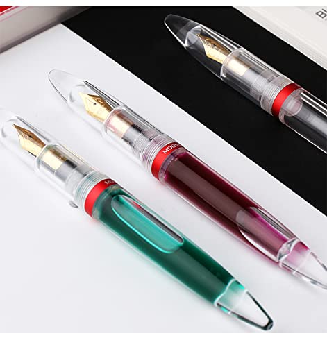 Majohn M2 Eye Dropper Fountain Pen, Large-Capacity Ink Storing, Fine Nib Writing Pen Set for Office/Business/Student/Signature