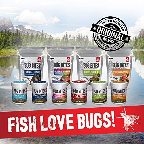 Fluval Bug Bites Betta Fish Food, Granules for Small to Medium Sized Fish, 1.06 oz.