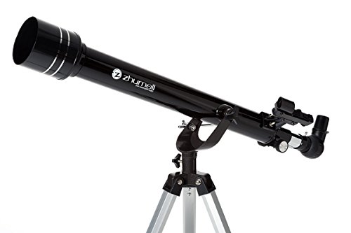 Zhumell 60mm AZ Refractor Telescope,ZHUN001-1,Black