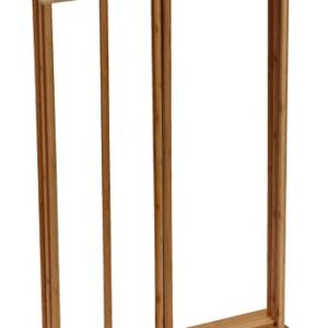 Cortesi Home Eli Natural Bamboo Clothing Drying Rack, 28.5" W x 14.5" L x 43" H