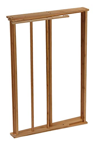 Cortesi Home Eli Natural Bamboo Clothing Drying Rack, 28.5" W x 14.5" L x 43" H