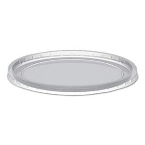 anchor packaging microlite deli tub lid, inside-cap fit, fits 8-32 oz containers, 4.56" diameter x 0.26"h, clear, plastic, 500/carton