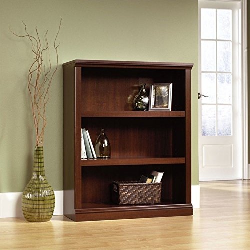 Scranton & Traditional Engineered Wood Co 3 Shelf Bookcase in Select Cherry