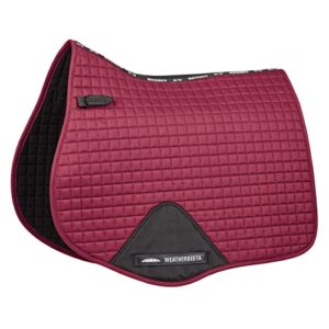 weatherbeeta prime all purpose saddle pad, maroon, full