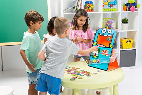 Miniland Educational - ABC Monster Game - Interactive Alphabet Phonics and Spelling Teaching Game For Preschool And Grade School Children