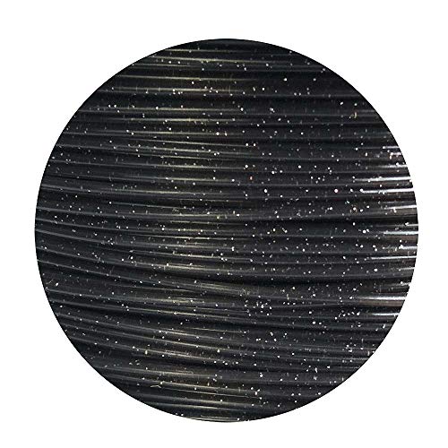 Black Marble PLA Filament 1.75mm 3D Printer Filament 1KG 2.2LBS Glittery Sparkle Shining PLA Material Glitter Black Sky Speckle Sparkly Galaxy Black Color