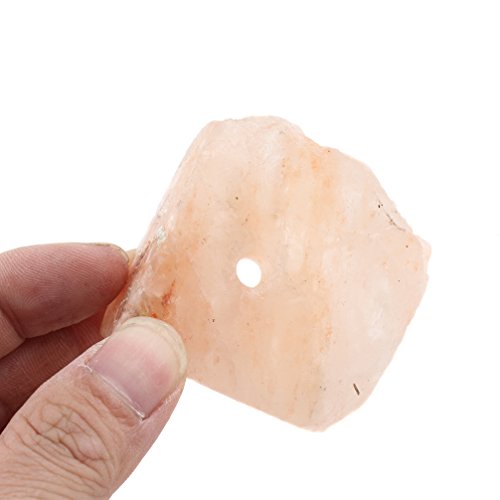 2 Pack Natural Himalayan Rock Small Animals Salt Lick on a Rope Chew Treat Toy for Small Pets