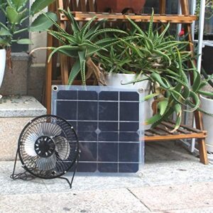 solar fan 10w 6 inch Fan Powered Ventilation Caravan Camping Home Office Outdoor Traveling Fishing by solar fan