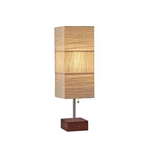 adesso 8026-15 sahara table lamp, brushed steel