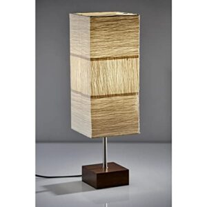 Adesso 8026-15 Sahara Table Lamp, Brushed Steel