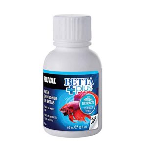 fluval betta plus water conditioner, aquarium water treatment, 2 oz.