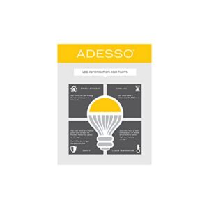 Adesso 3214-01 Windsor LED Desk Lamp Wireless Charging, 7W LED, 5W QI, USB Port, Indoor Lighting Lamps,Black