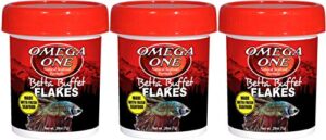 omega one betta buffet flakes 0.28oz (3 pack)