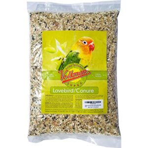 volkman seed avian science lovebird & conure bird seed (8 lb)