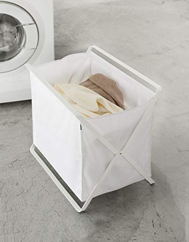 YAMAZAKI home Tower Storage Hamper White