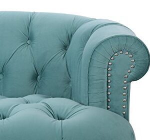 Jennifer Taylor Home La Rosa Sofa, Arctic Blue