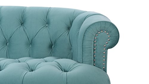 Jennifer Taylor Home La Rosa Sofa, Arctic Blue